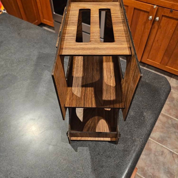 Digital EPS SVG of Rotating Can Rack for Makers and DIY. Laser Cut File ...