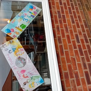 Personalised Numberblocks Birthday Banner Paper Wall Art Large Number ...