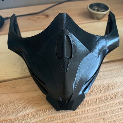 Mortal Kombat Scorpion Mask Raw 3d Printed. 3d Printed Mk11 MKX Mortal ...