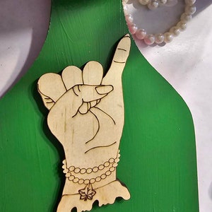 Sorority and Frat Hand Symbols Laser Cut Unfinished Wood Ready to Paint ...