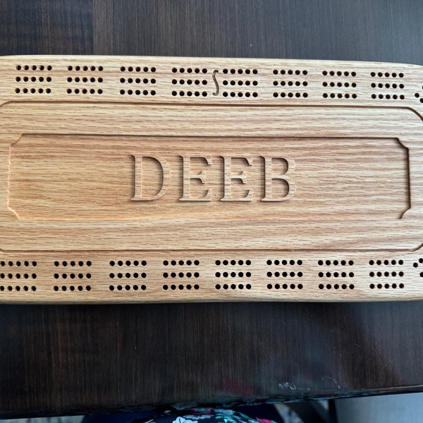 Cribbage Board - Custom - With Peg Storage - Etsy
