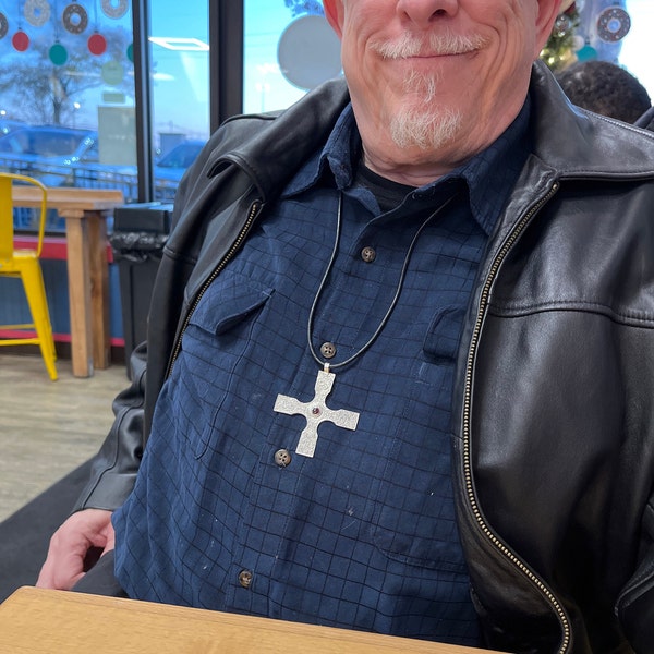 Miniature Galloway Hoard Pectoral Cross in Solid Silver. - Etsy UK