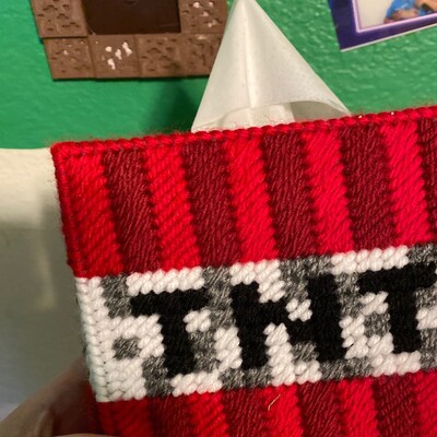 Coke Coca-cola Plastic Canvas Tissue Box Cover Tissue - Etsy