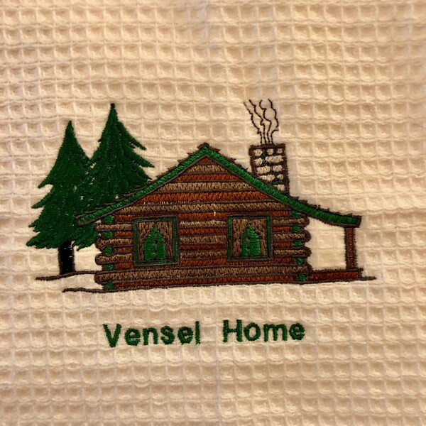 Log Cabin - Machine Embroidery Design, Embroidery Designs, Machine ...