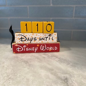 Disney Countdown Disney World Countdown Disneyland - Etsy