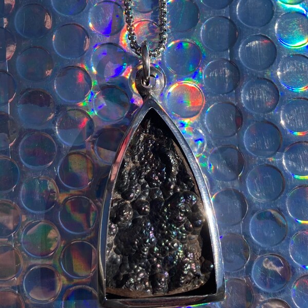 Tektite Natural Smooth Surface Black Meteorite Thai Space Rock Rough ...