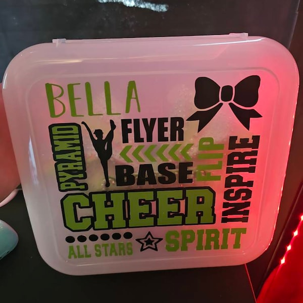 Cheer Bow Box - Great for Keeping Cheer Bows Perfect! Cheer Comps, Big ...