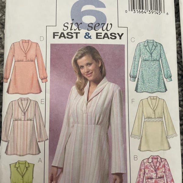 8241 UNCUT Mccalls SEWING Pattern Misses 1 Hour Jumper Very Loose ...