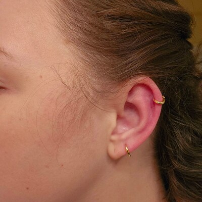 Threadless Push Pin Flat Back Labret 16G/18G/20G Stud Earrings Titanium ...