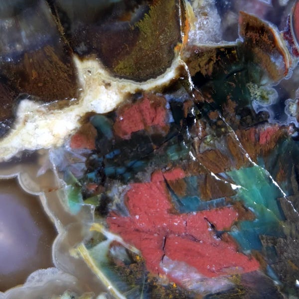 SLAB-RAW - Chrysocolla Confetti Floating Native Copper - Size:52x41x7,7 ...