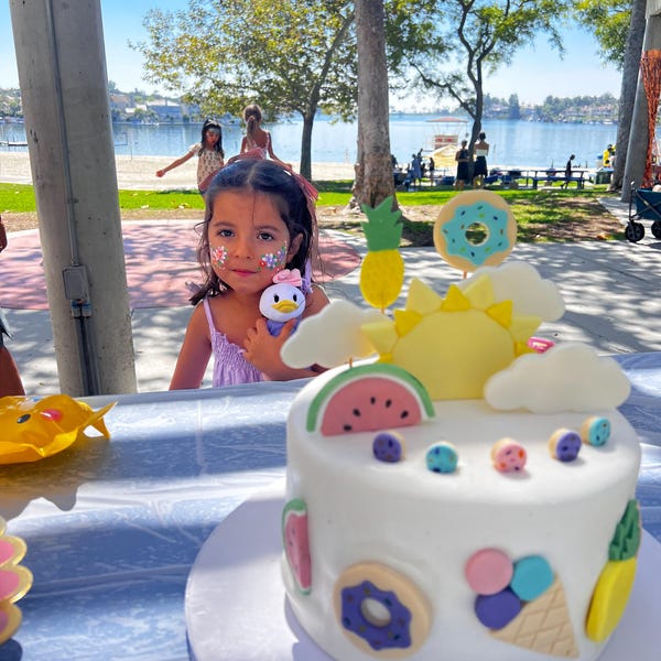 Sun Cake Topper , Fondant Sun Cake Topper , Sunshine and Clouds , First ...