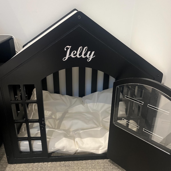 Personalized Dog House, Puppy Dog House, Wooden Dog Crate, Dog Kennels ...