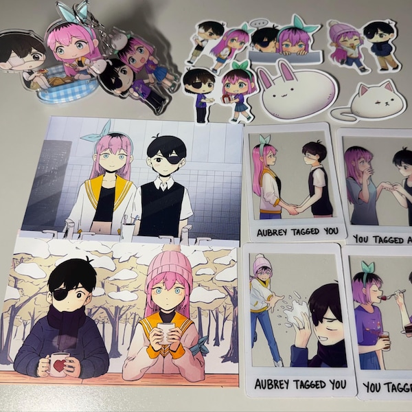 Omori Character Vinyl Sticker Sheets - Etsy