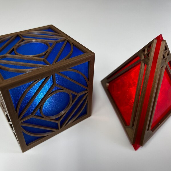 Replica Star Wars JEDI HOLOCRON 3D Printed. Lights Up!! - Etsy