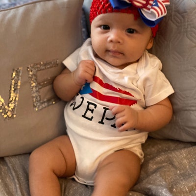 Baby 1 Piece Bodysuit boricua Baby Puerto Rico Island Flag for the New ...