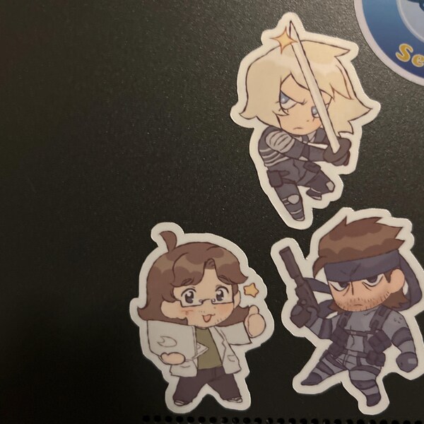 Metal Gear Solid Stickers | MGS 1.5" - 2" Vinyl Stickers - Etsy