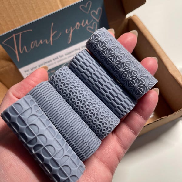 Rolo de textura de margarida para argila de polímero, rolo de argila de ...