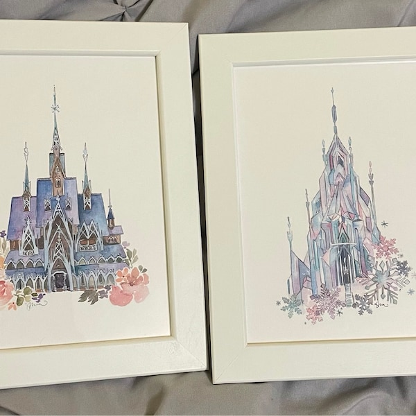 Frozen Castles, Disney Princess Castles, Frozen Movie, Elsa and Anna ...