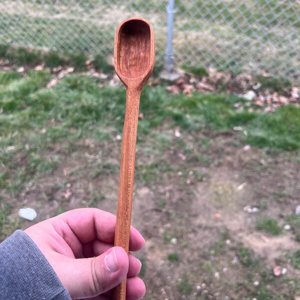 Long Handled 1 Tablespoon Spoon/ Wooden Tablespoon - Etsy