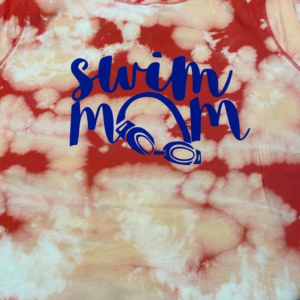 Swim Mom SVG Shirt Design. Mom of Swimmer Svg T-shirt Design ONLY ...