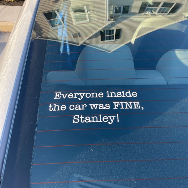 ORIGINAL Stanley the Office Car DECAL - Etsy