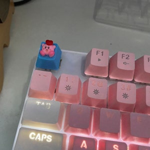 Sunflower Keycap, Kawaii Resin Artisan Key, Cute Keycap, Yellow, Pastel ...