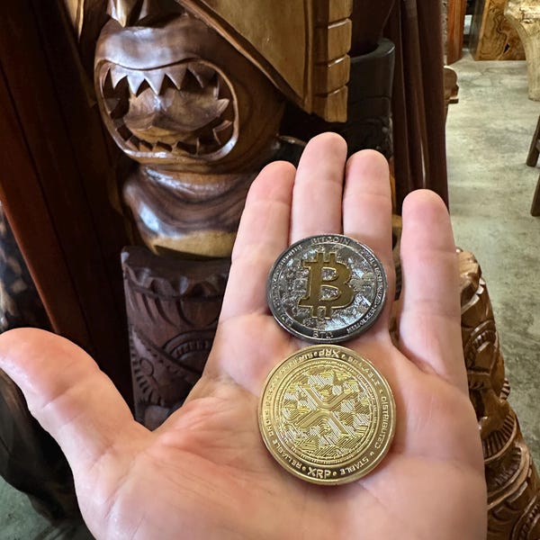 Levitating Crypto Coin Display by Cryptochips | the Ultimate Way to ...