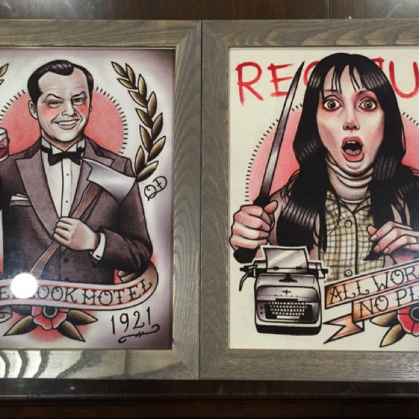 REDRUM the Shining Tattoo Art Print 11"x14" - Etsy