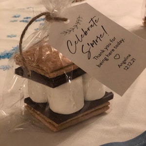 S'mores Party Favor Kits, Celebrate Smore, Rustic Wedding Favor Tag ...