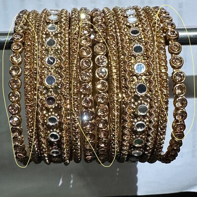 Kiara Advani Choora/pink White Wedding Choora Set/american Diamond ...