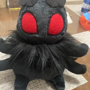 Moth Plush Black and Red made to Order - Etsy