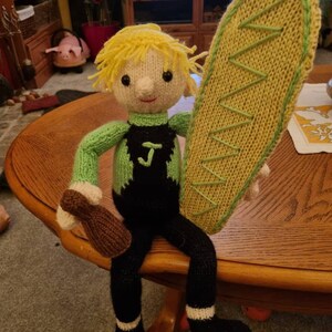 Knitting Pattern. PDF Digital Download. Santa Claus Shelf Sitter ...