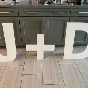 Free Standing Foam Letters Front Table Foam Letters Wedding | Etsy