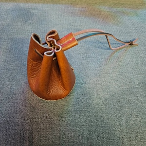 Leather Micro Drawstring Pouch Pattern. Template, DIY PDF Download - Etsy