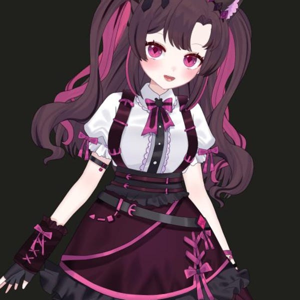 Vtuber Asset Rigged Finger Together Arm Asset - Etsy