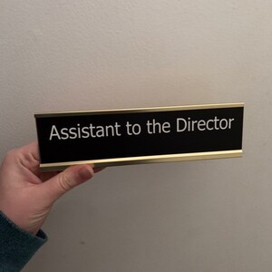 Custom Engraved Deskplates Personalized Name Plate Choose | Etsy