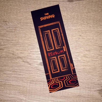 The Shining Bookmark / Stanley Kubrick / Horror Bookmark / Double Sided ...