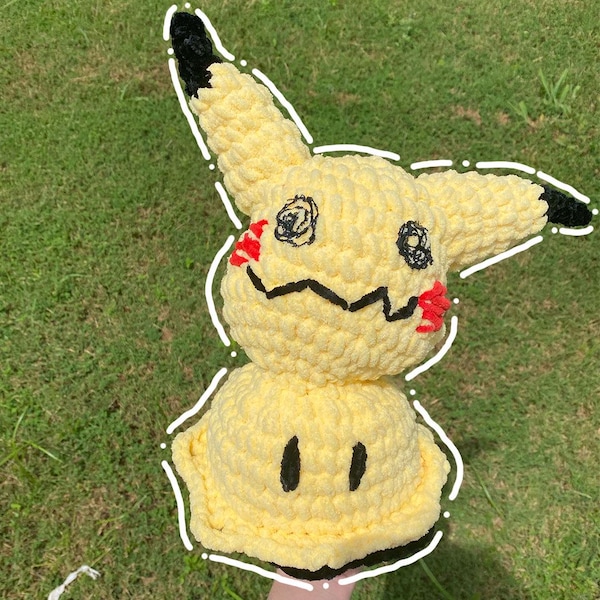 Mimikyu Crochet Pattern PDF Amigurumi - Etsy