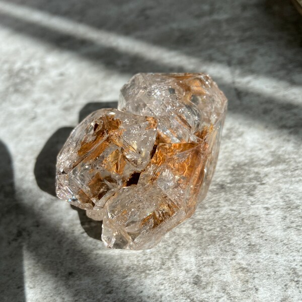 165 Grams Unusual Quartz With Geometrical Shape Mother Rock Specimen ...