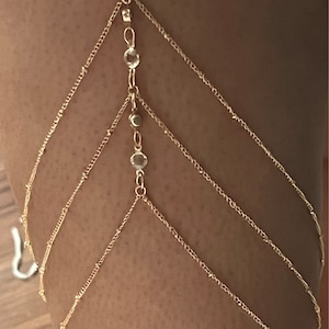 Gold Leg Chain, Silver Pearl Thigh Chain, Crystal Leg Chain, Gold Pearl ...