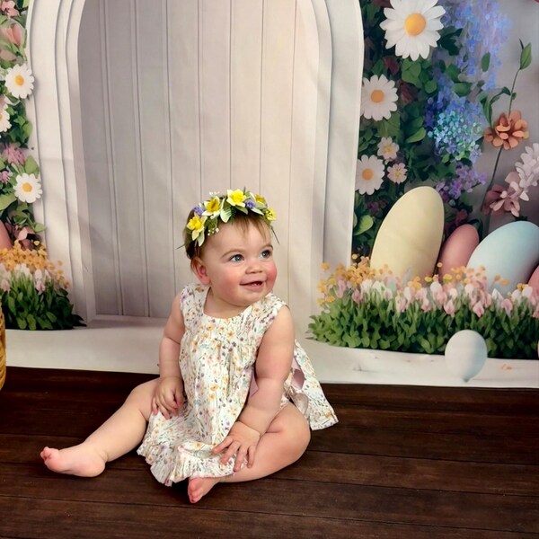 Spring Daffodil Headband, Floral Headband, Yellow Floral Headband ...