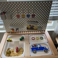 Flisat Blue Truck Board Insert, Flisat Insert Sorting, Trofast Insert ...