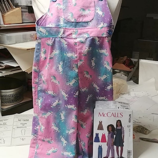 OVERALLS SEWING PATTERN | Make Girls Clothes | Kids Clothing School ...