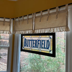 Cottage Valance Natural Beige or White Cotton Country French Curtain ...