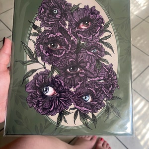 All Seeing Florals, Fantasy Cottagecore, Creepy Bouquet, Creepy ...