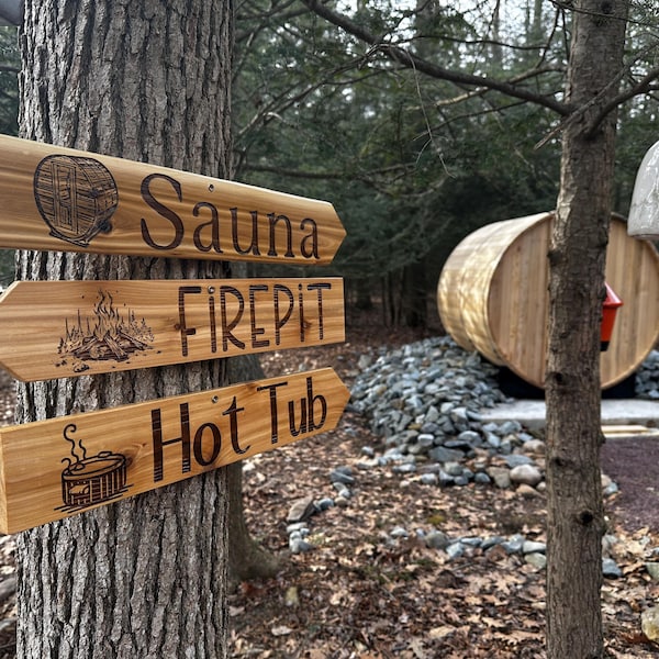 Custom Directional Mileage Signs | Hand Painted Cedar or Pine Yard ...