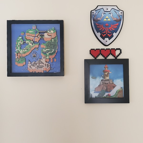Super Mario World Shadowbox - - Etsy