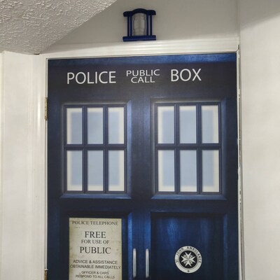 Police Box Light for Top Door 3d Printed - Etsy