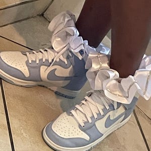 Tan Striped Ruffled Socks Ribbon Trimmed Socks Tan Striped Anklets ...