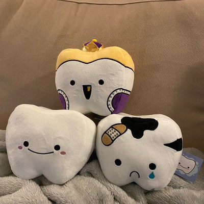 Plush Toy healthy Tooth Dental Gifts Dental - Etsy